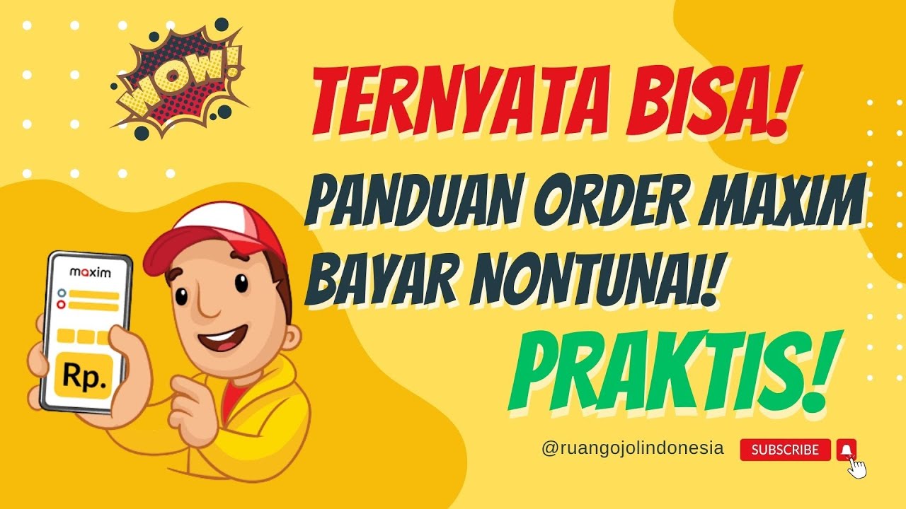 Cara Order Maxim Pakai Saldo Nontunai Paling Mudah - YouTube