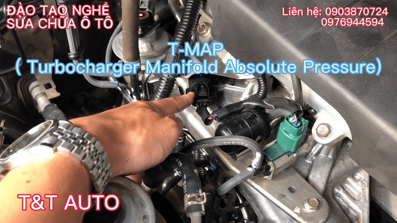 T-MAP (Turbocharger Manifold Absolute Pressure)\Kiểm tra cảm biến MAP ...