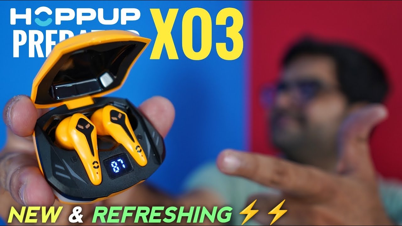 HOPPUP Predator Xo3 Gaming Earbuds with 35MS Low Latency & Unique ...
