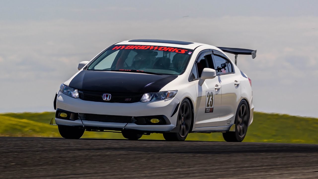 OnGrid, Thunderhill, Raceway East 2012 civic SI - YouTube