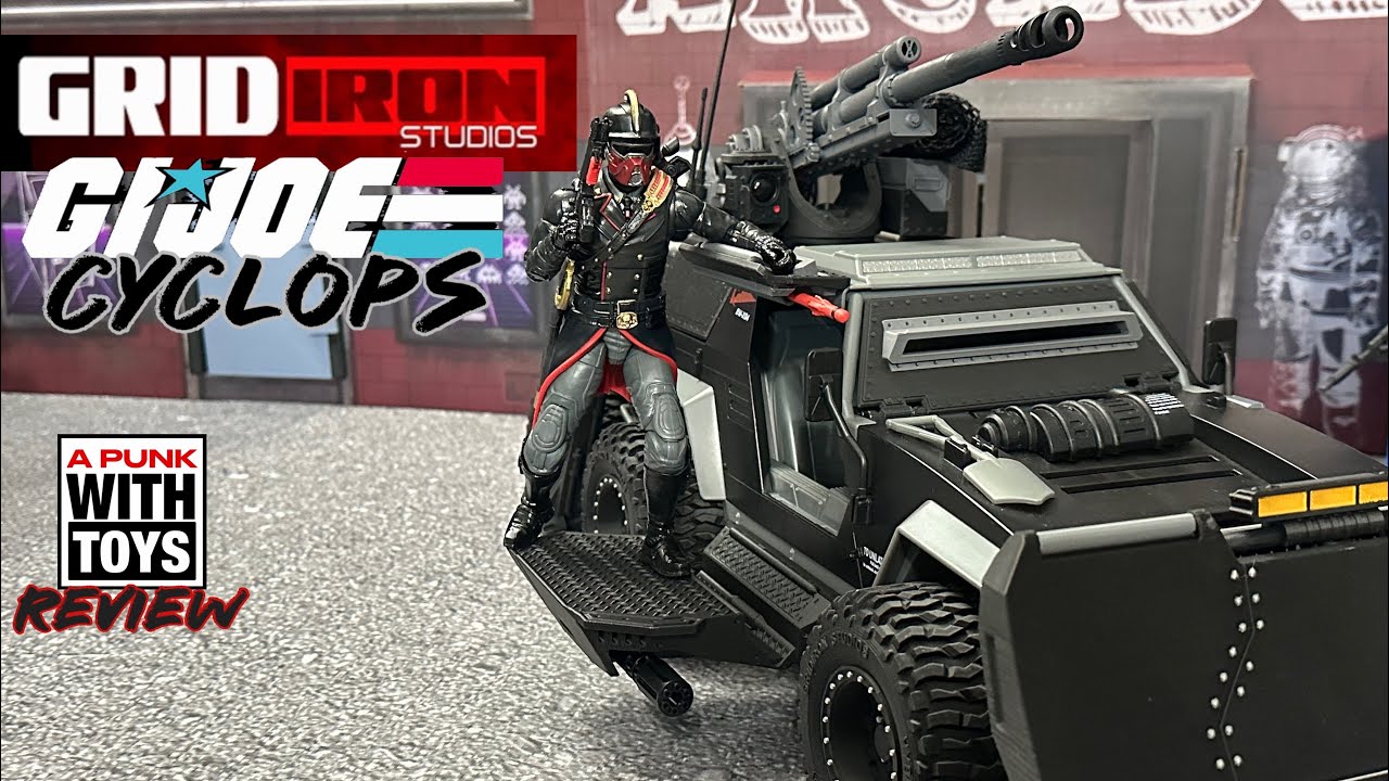 Gridiron Studios Cyclops Review for GI Joe Classified Stinger - YouTube