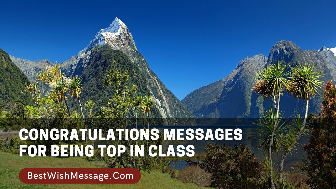 Congratulations Messages for Being Top in Class - YouTube