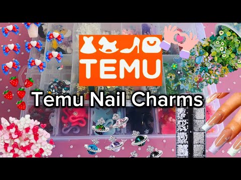 TEMU NAIL CHARM COLLECTION REVIEW!| Intro to Spring! - YouTube