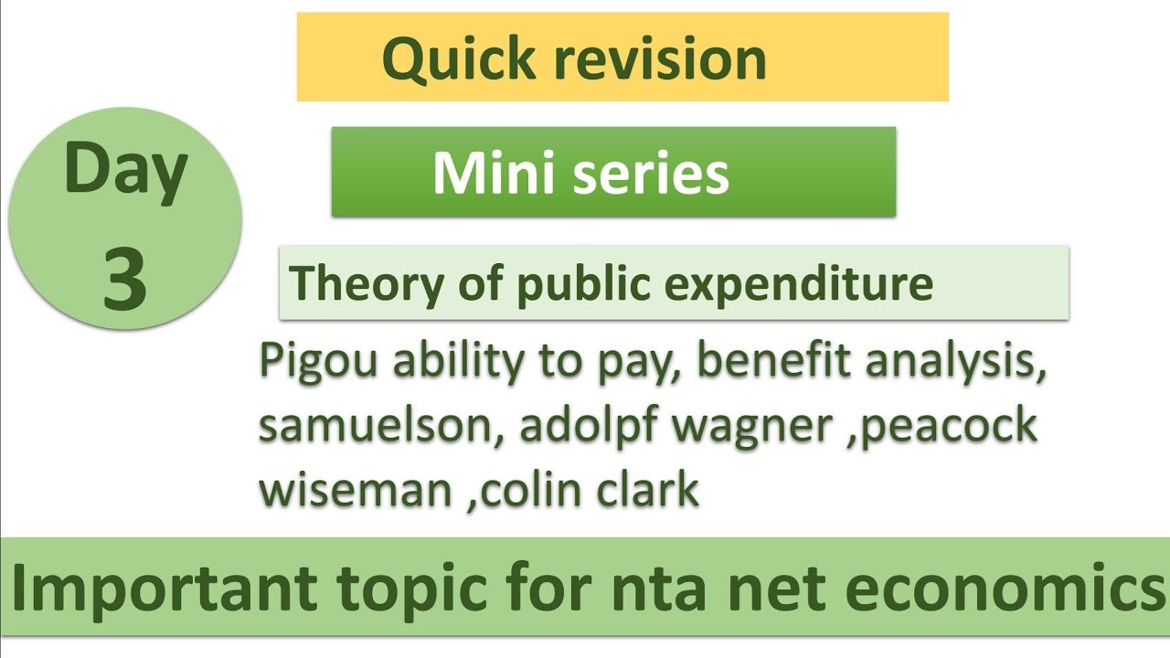 day3 theories of public expenditure , important topic for nta net ...