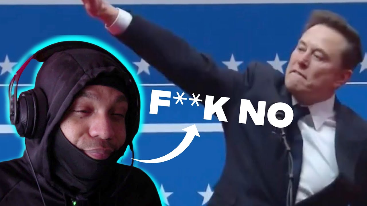 Reacting To Elon Musk Viral Hand Gesture - YouTube