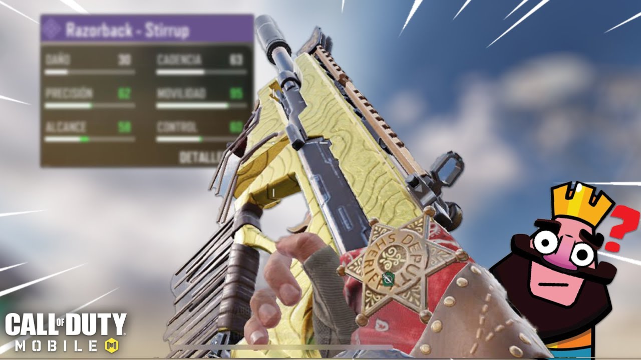 La RAZORBACK es de los SUBFUSILES MAS LETALES de COD MOBILE *MEJOR ...