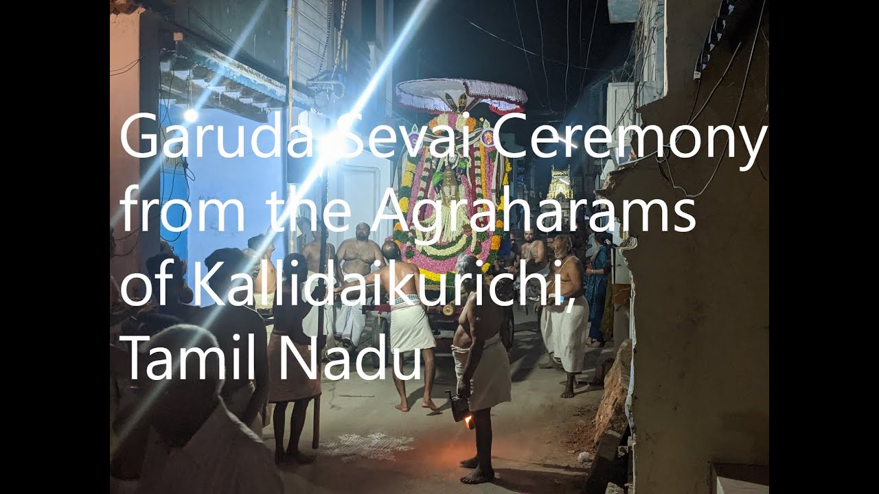 Garudai sevai function at Lakshmi Pati Perumal Temple, Kallidaikurichi ...