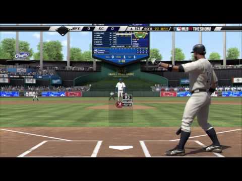 MLB 11 The Show PS3 Yankees at Royals Gameplay - YouTube