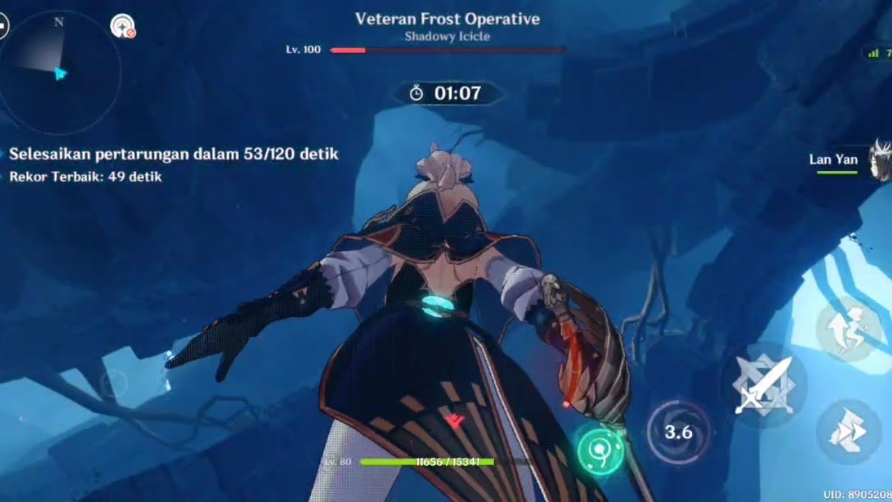 GOKIL!!!JEAN SOLO S0 diff 4 area 3 fatui Veteran Frost Operative. # ...