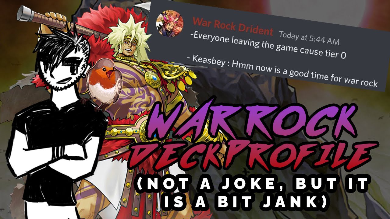 WAR ROCK DECK PROFILE!? WILD JANK, OTKS, AND BOARD BREAKERS!! In-Depth ...