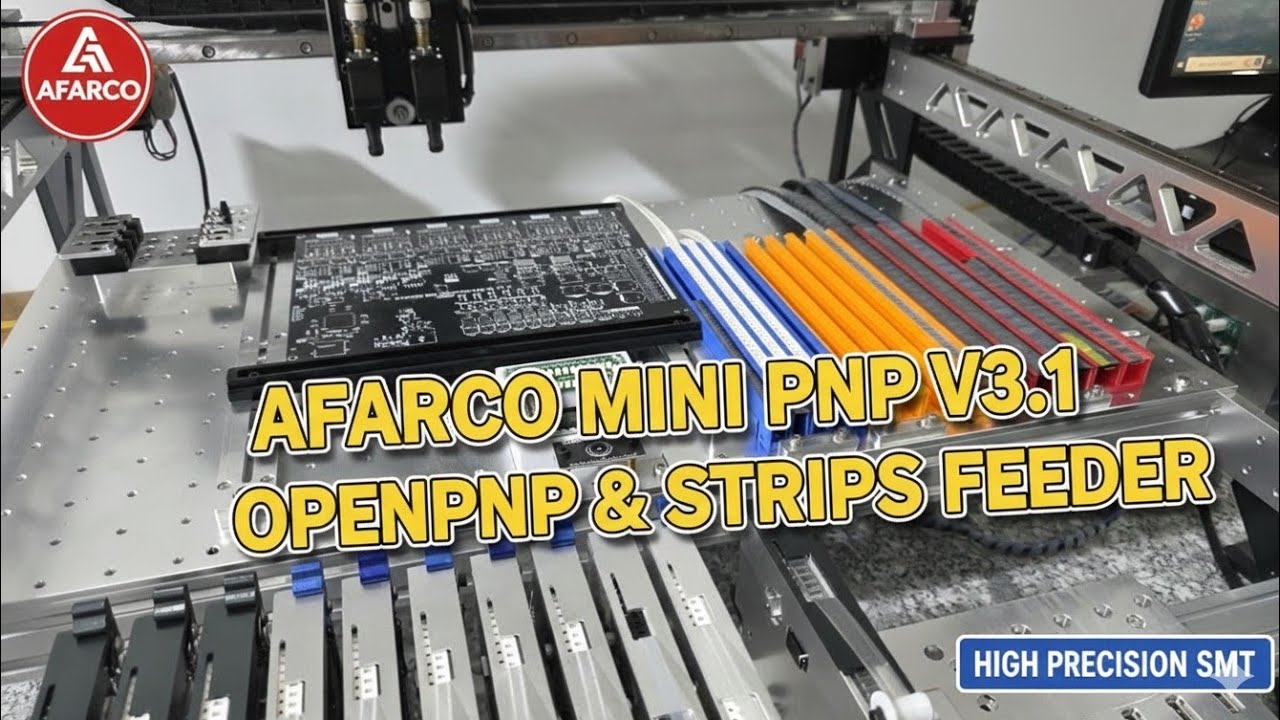 Setup Strips Feeder on AFARCO MINI PNP V3.1 | OpenPnP Desktop Pick and ...