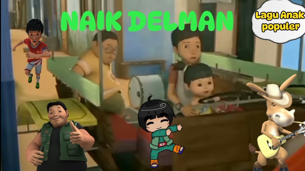 Lagu Anak NAIK DELMAN | Adit Adel sopo jarwo naik delman | Lagu Anak ...