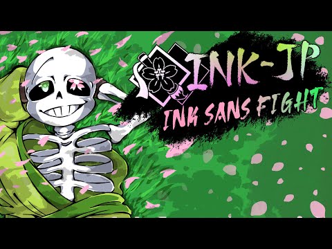 [ENG] Japanese Ink Sans Fight | UNDERTALE Fangame | INK - JP Phase 1