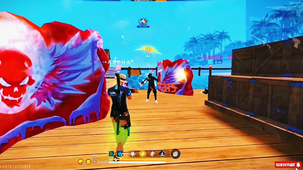 White ff red button revealed// 🏴‍☠️🇧🇷? - YouTube