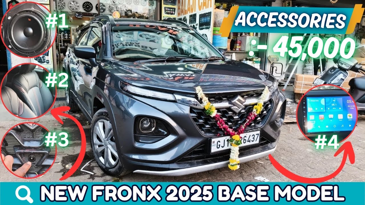 New fronx 2025 base model full Accessories & Modification @SaorabhGoud ...