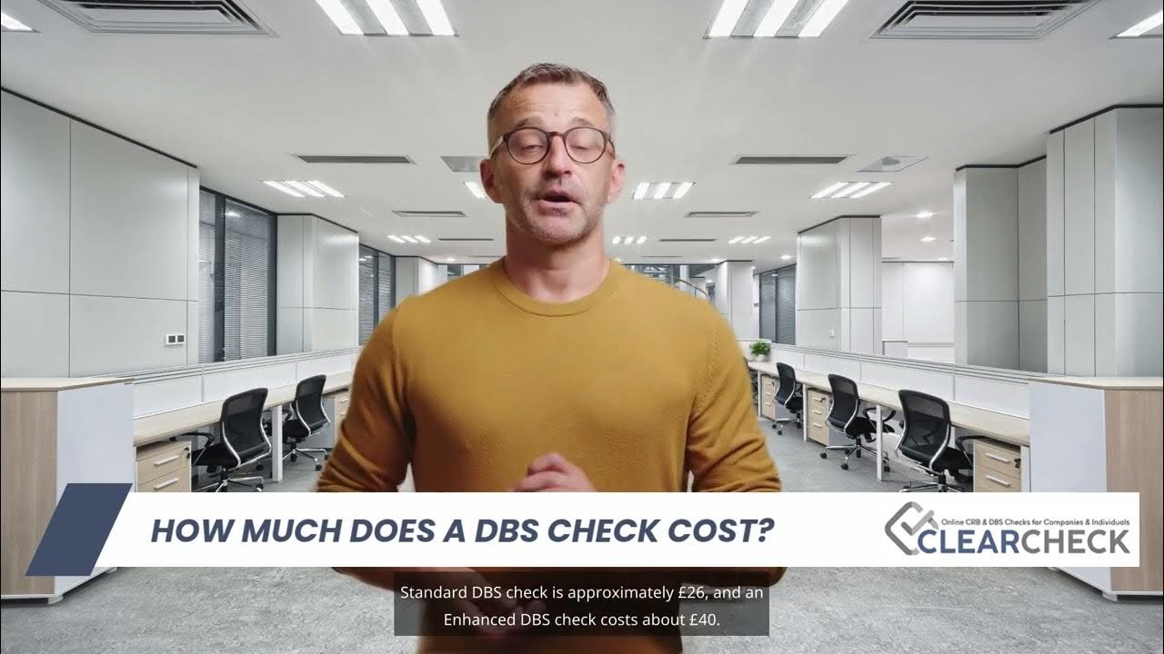 How much does a DBS check cost? - YouTube