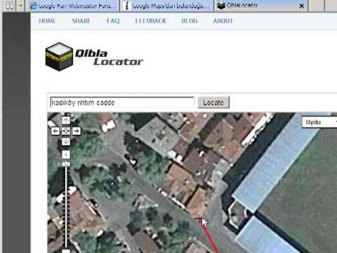 Google Haritalar ile Kıble yönünü bulma