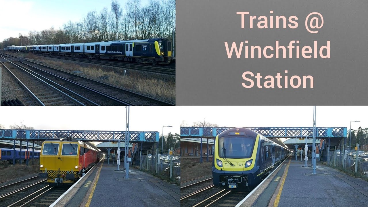 Trains @ Winchfield Station | 25.02.22 - YouTube