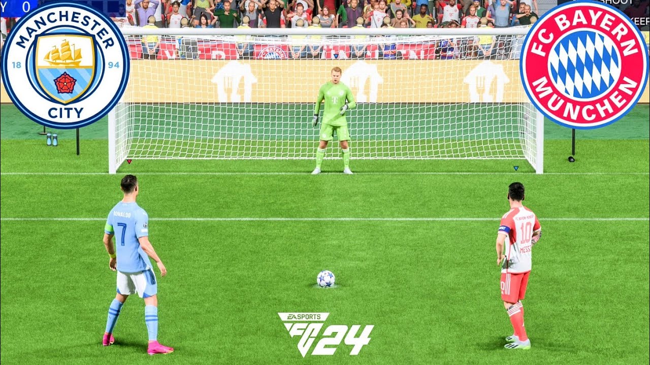 FIFA 24 | Ronaldo vs Messi | Manchester City vs Bayern Munich | UCL ...