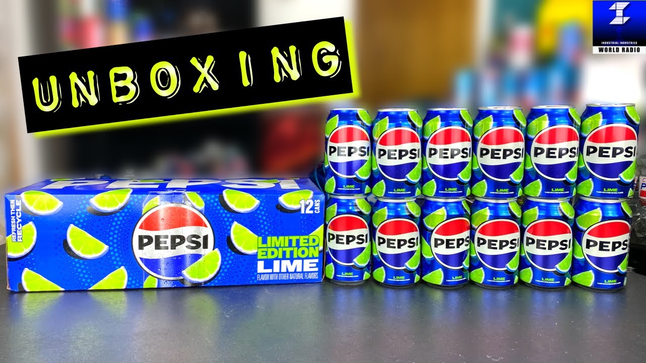 Pepsi Lime Unboxing | Limited Edition Flavor 2024 - YouTube