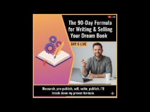 The 90-Day Formula for Writing & Selling Your Dream Book - YouTube
