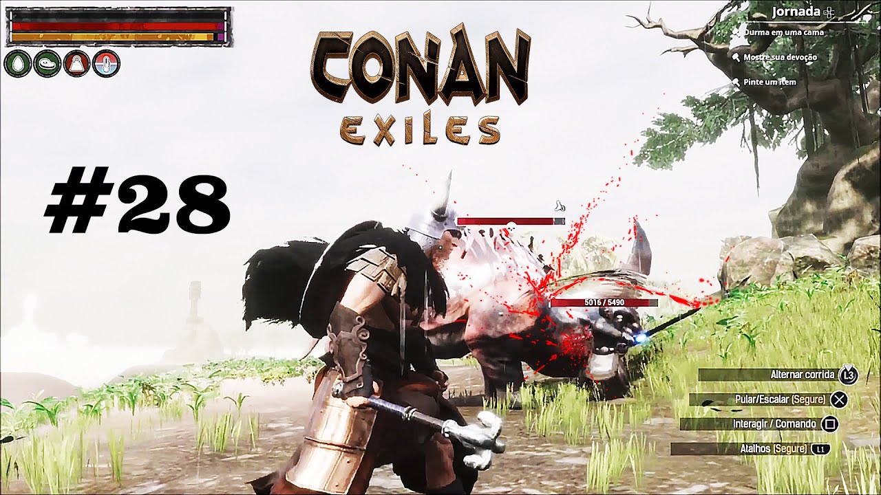 CONAN EXILES #28 UNDEAD MONSTROSITY, ASSUNTOS PENDENTES FLORESTA 90% ...