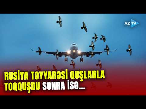 Moskvadan Bakıya uçan təyyarə quş sürüsü ilə toqquşdu – SONRA İSƏ...