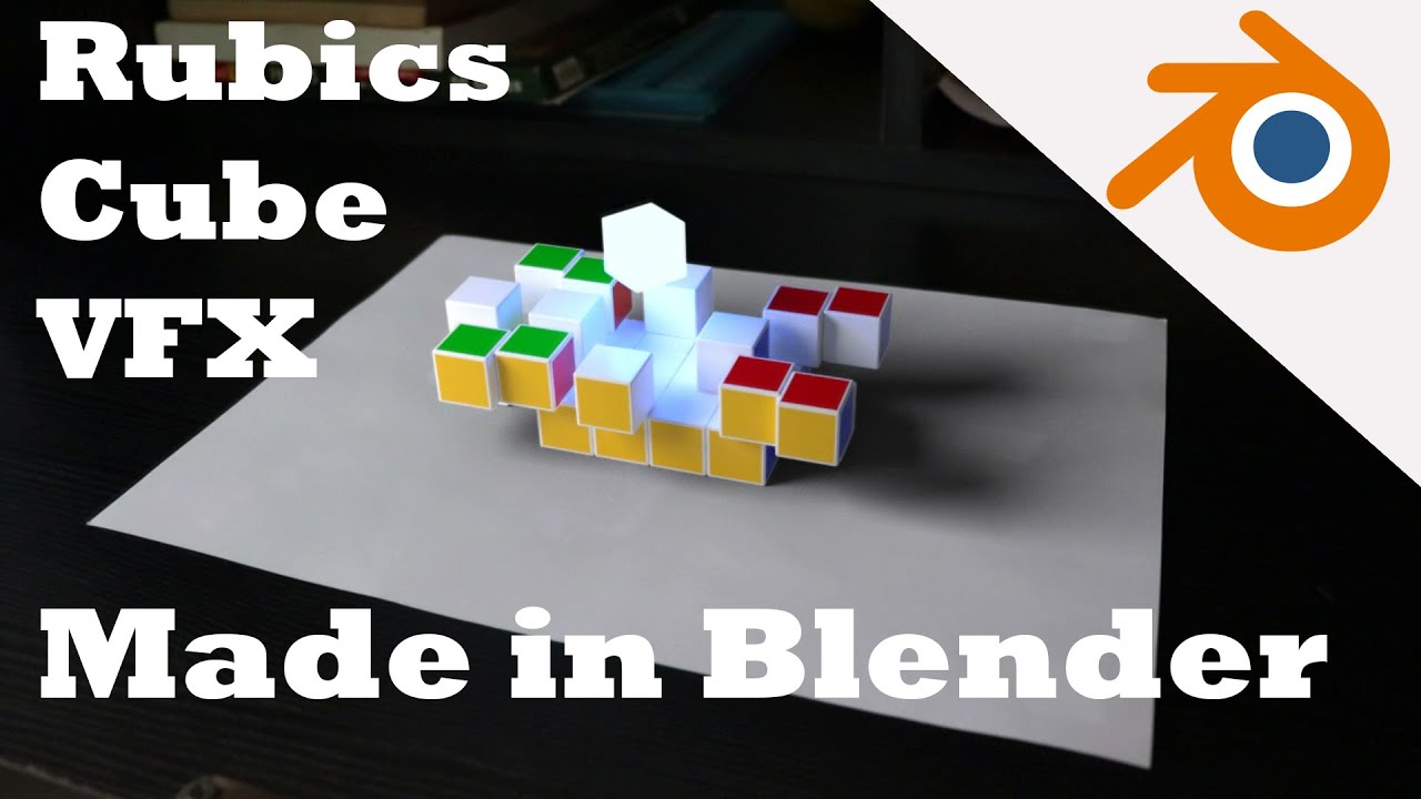 Rubics Cube VFX - Made in Blender - YouTube