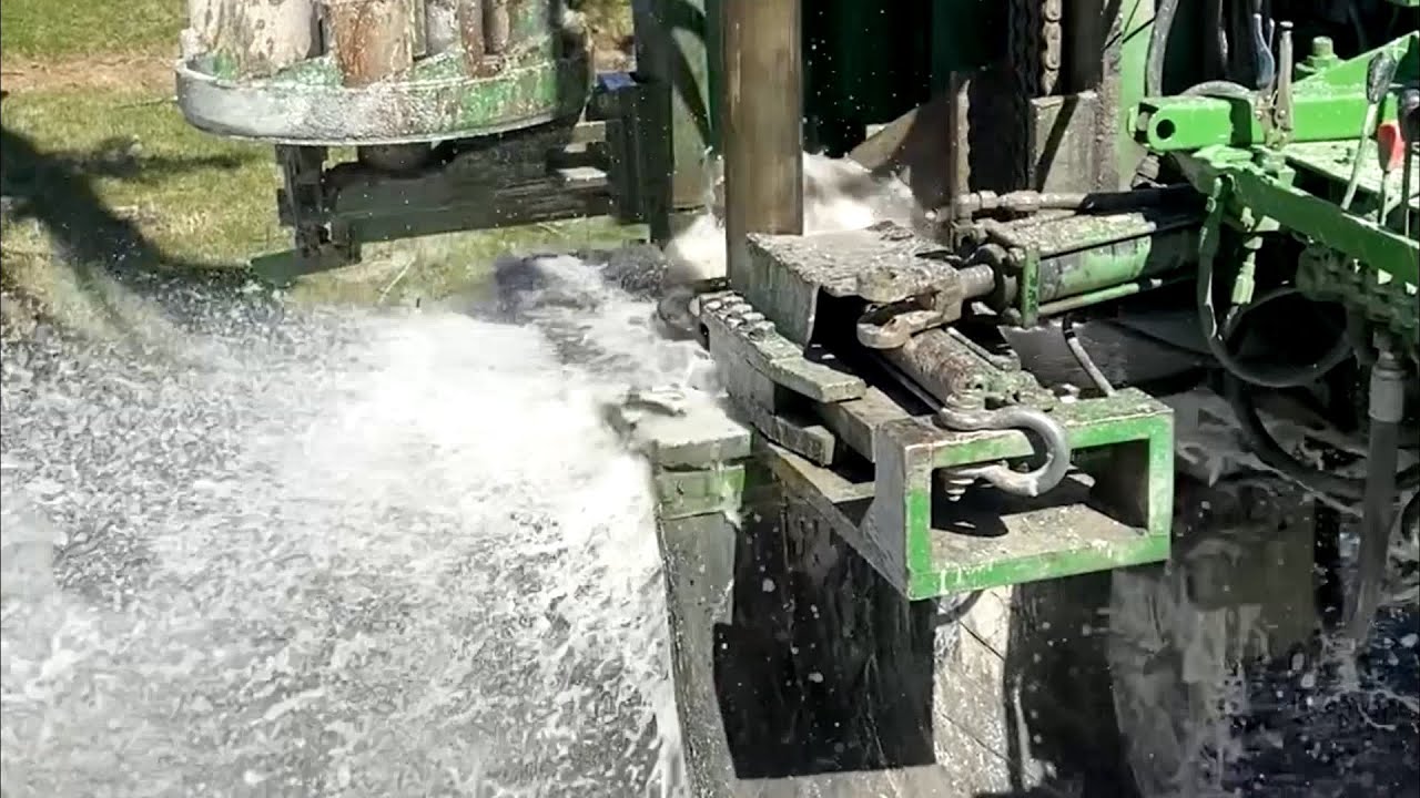 NCA Compressor in Water Well Drilling - YouTube