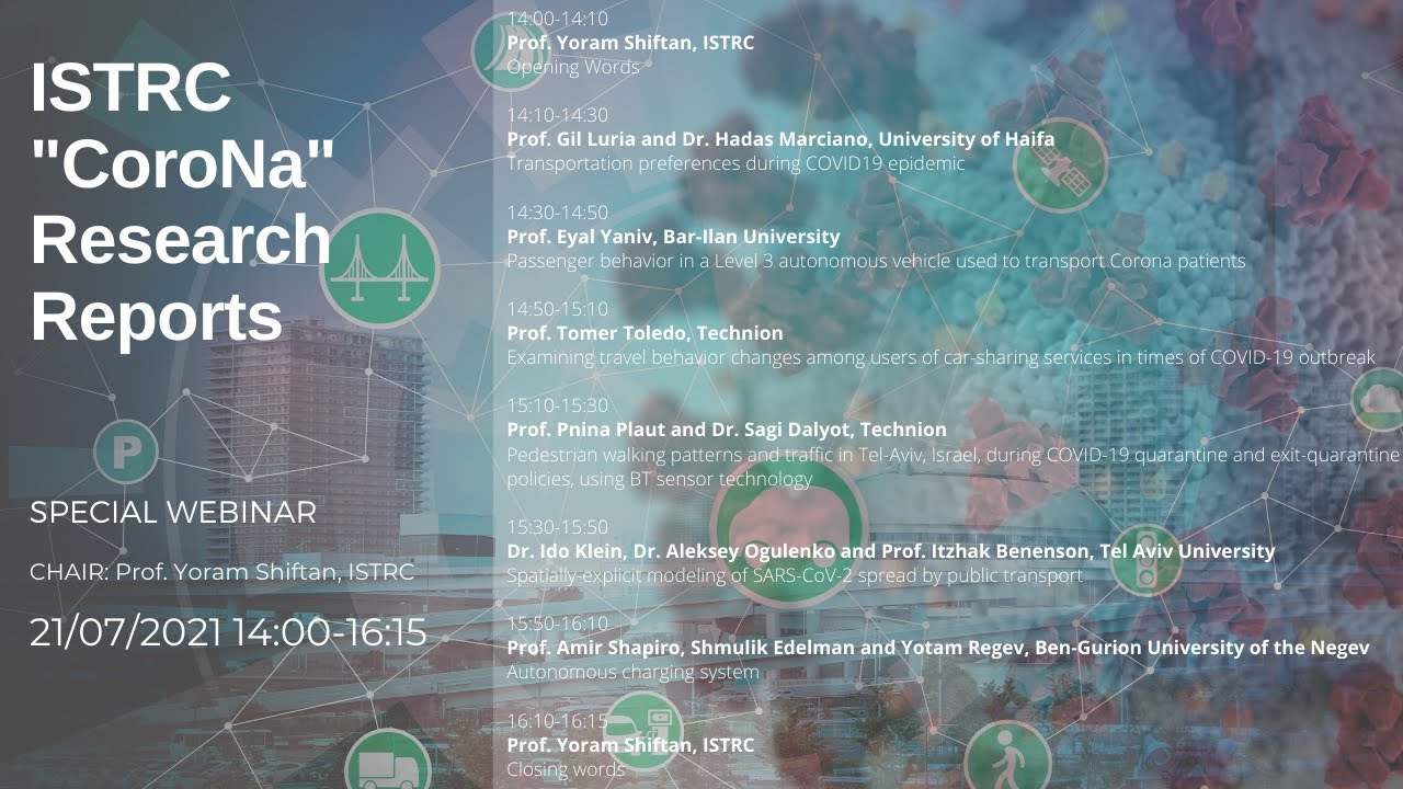 ISTRC “CoroNa” Research Reports Special Webinar - July 21, 2021 - YouTube