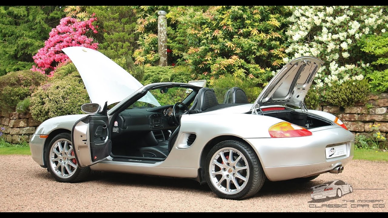 Porsche Boxster S 3.2 Arctic Silver 986 2002 - YouTube