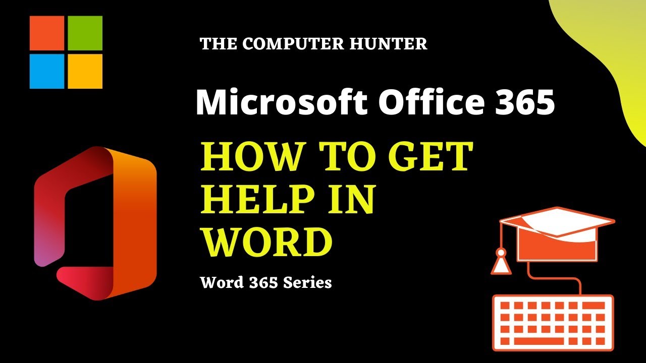 How to get help in word - YouTube