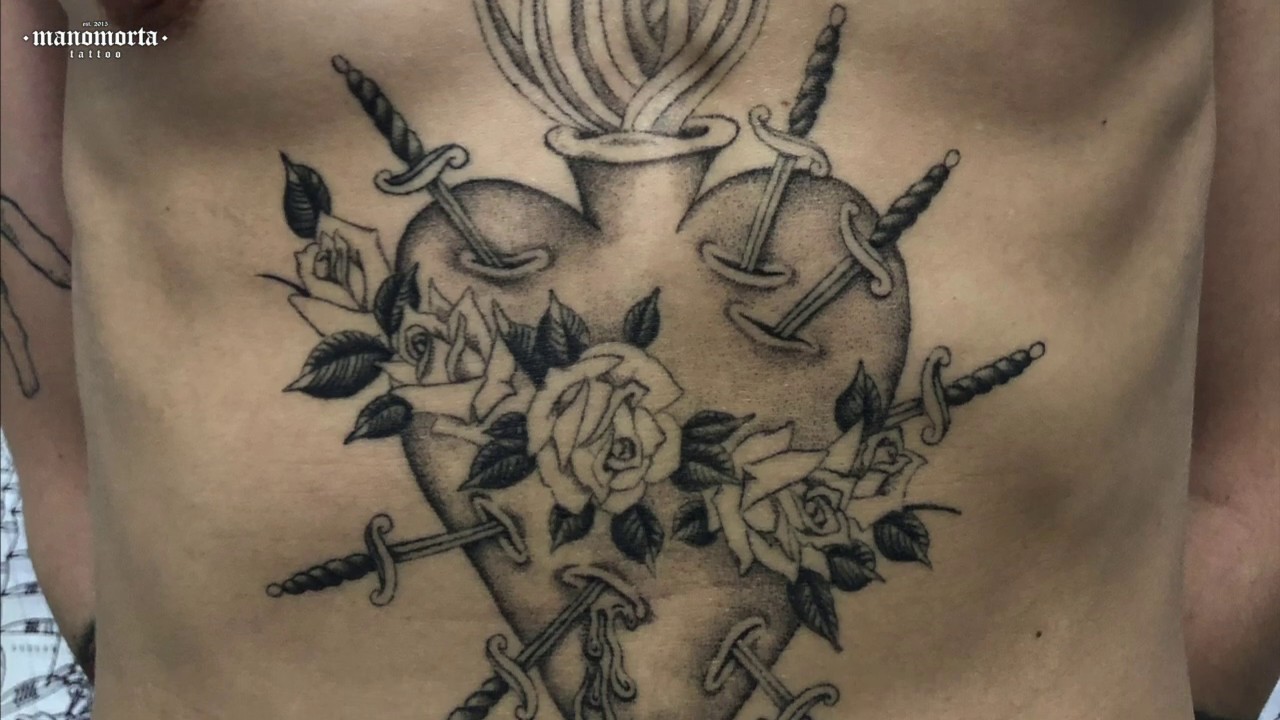 Hand Poked Tattoo Timelapse by Silvia Placenta - YouTube