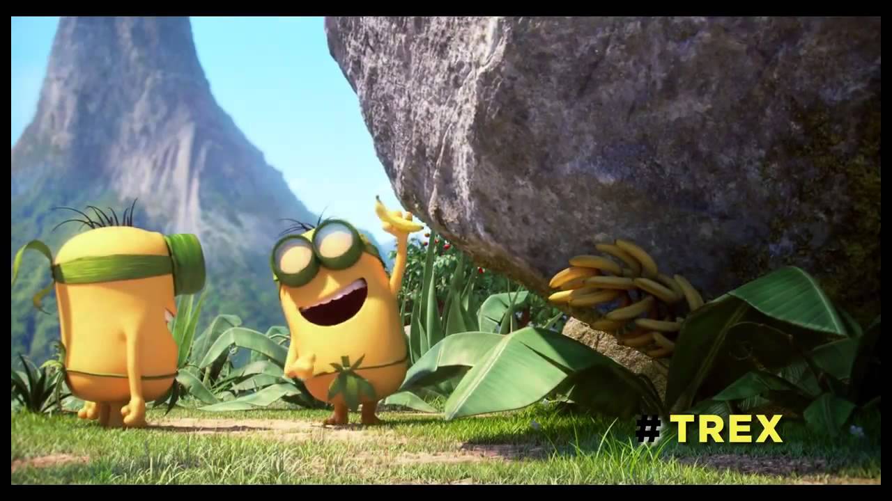 MINIONS T REX BANANA FILM TRAILER#1 HD - YouTube