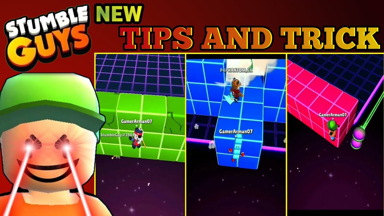 Stumble Guys "BLOCK DASH" Tips And Trick 😰 || Stumble Guys Tips and ...