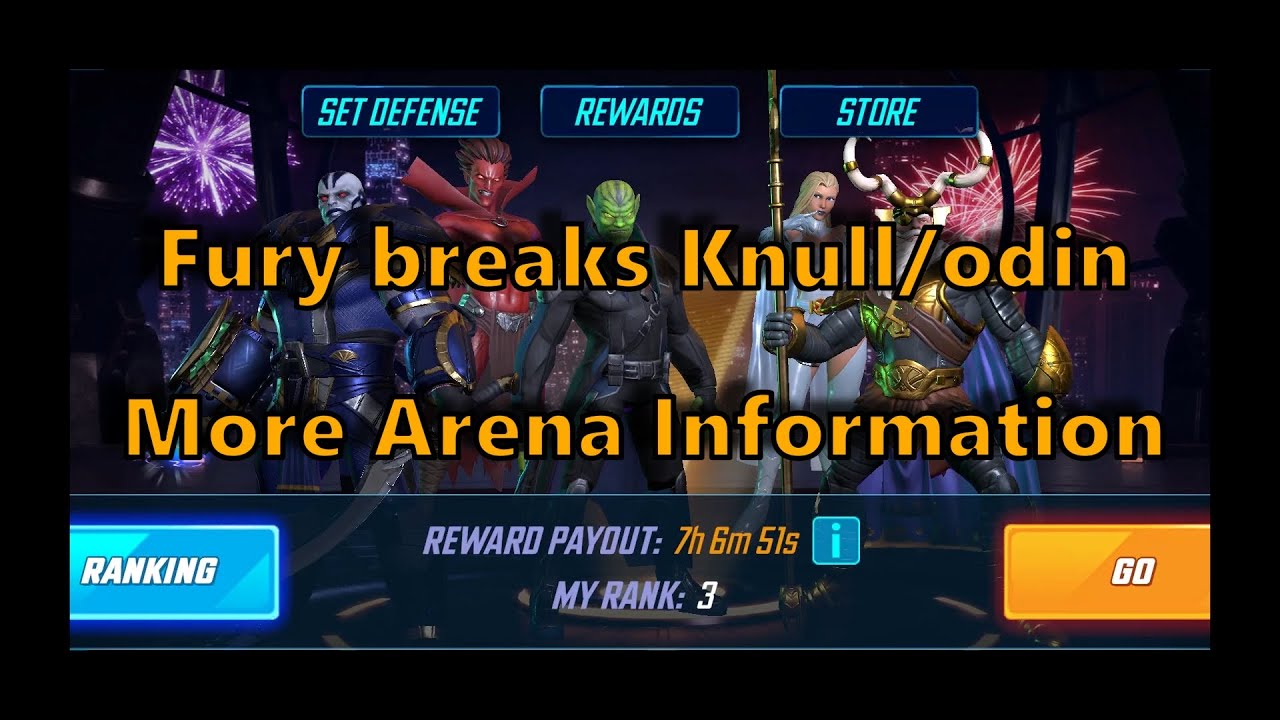 Fury is Arena Meta | Arena | MARVEL Strike Force | MSF - YouTube