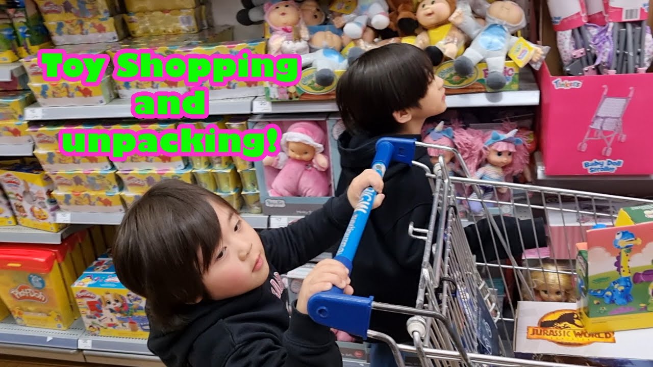 Jared and Jaden goes for shopping at the toy shop for kids - YouTube