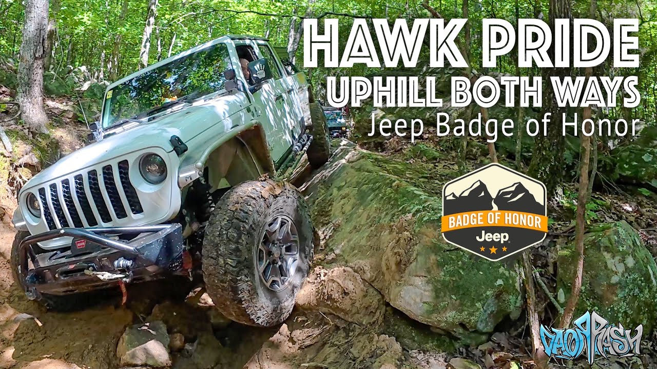 Uphill Both Ways: Conquering the NEW Jeep Badge of Honor Trail at Hawk Pride Off Road Park ...