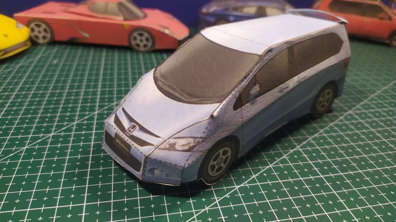 HONDA FREED - PAPERCRAFT - YouTube