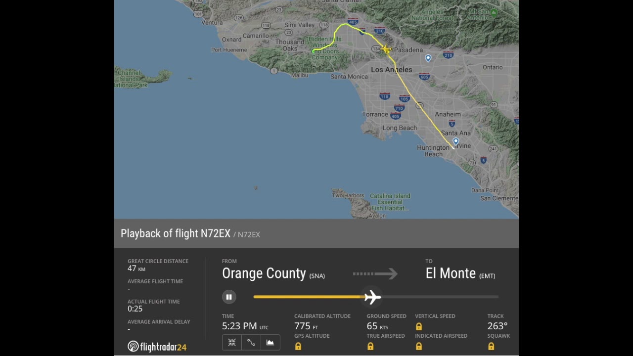 Flight Path of Helicopter N72EX That Fatally Crashed Shows It Travel ...