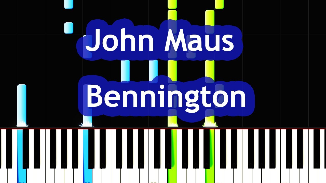 John Maus - Bennington Piano Tutorial - YouTube