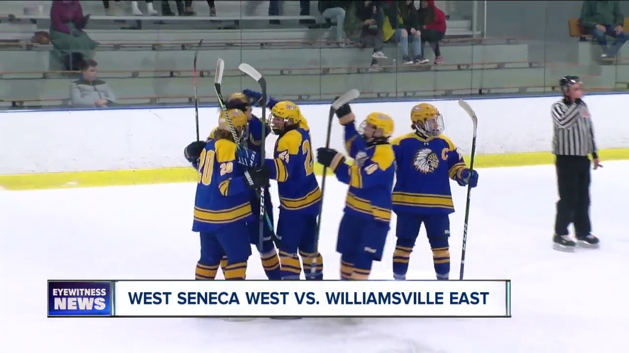 HS Hockey: West Seneca West vs. Williamsville East - YouTube
