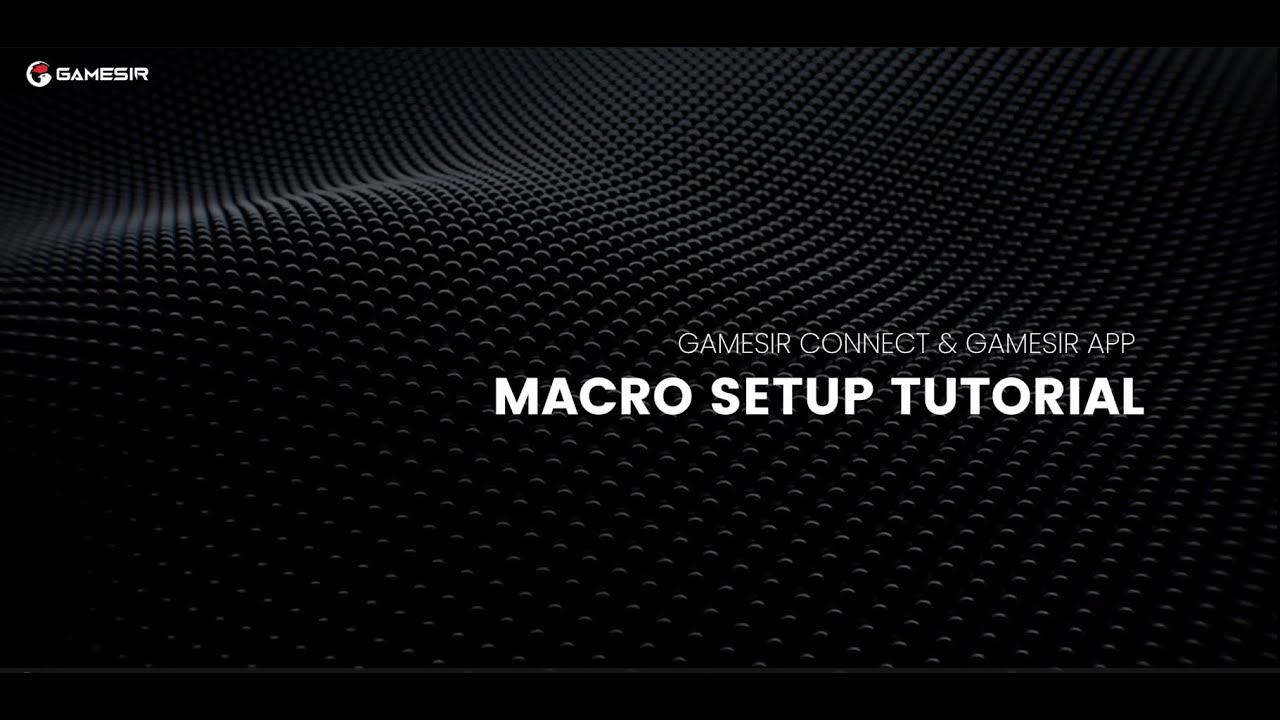 Video Tutorial—GameSir Controller Macro Setup. - YouTube