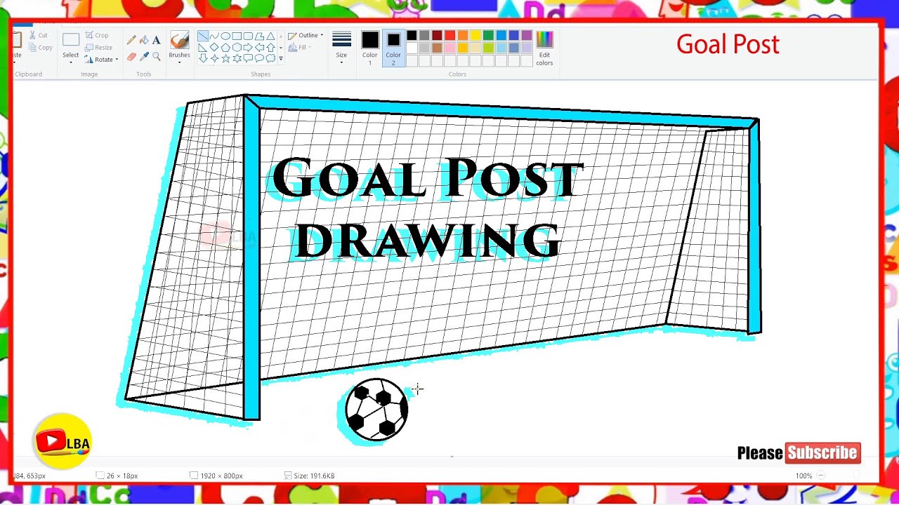 Goal Post | Drawing Video | LearnByArts - YouTube
