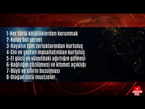 Hizbul Ukted Düğüm Duası Büyüden Kurtulma Kötülüklerden Korunma Duası