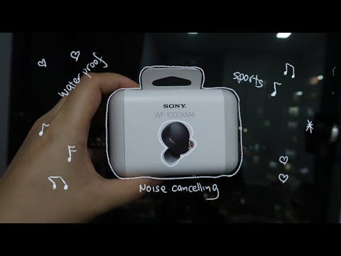 Sub) Unboxing Sony Earbuds Wf-1000Xm4 True Wireless Noise Cancelling ...