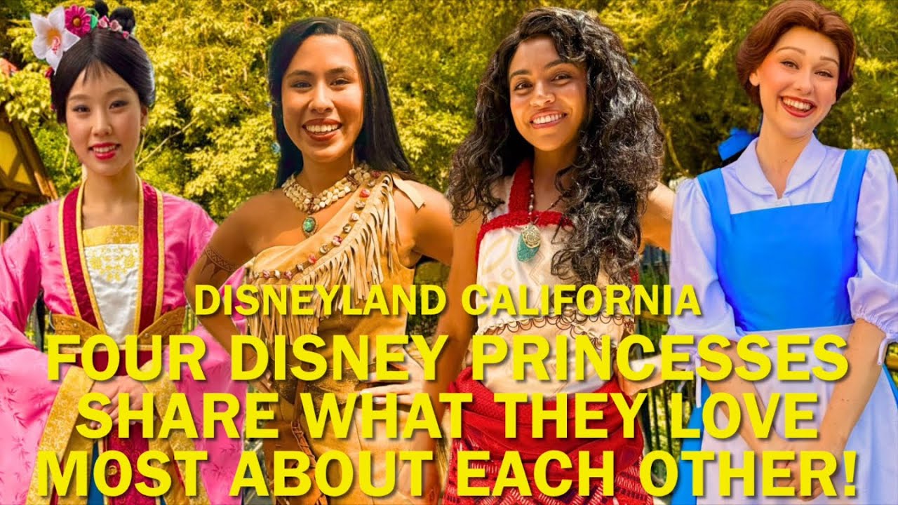Moana, Mulan, Pocahontas & Belle Share What They LOVE Most About Each ...