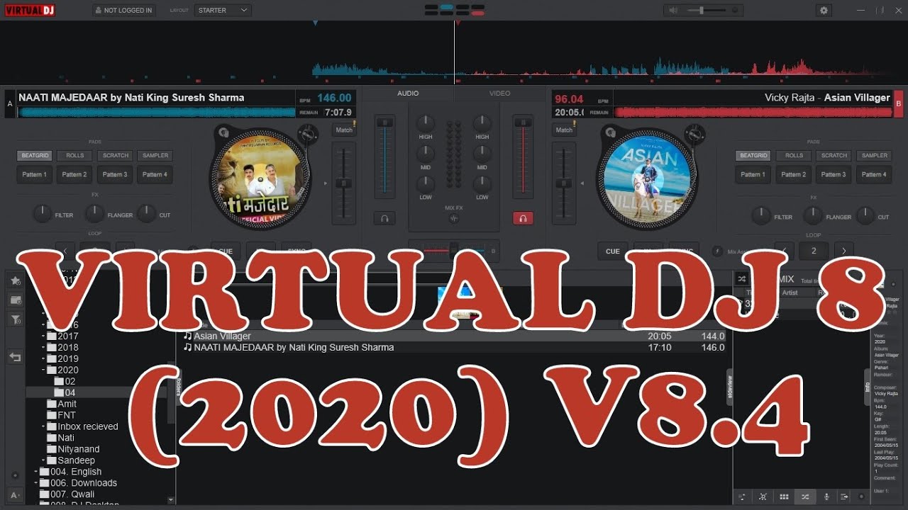 Virtual DJ 8 V8.4 | Downloading and Installation | - YouTube