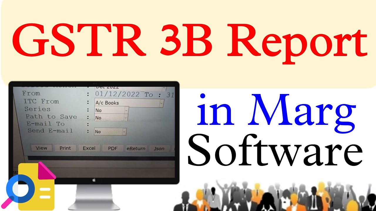 GSTR 3B REPORT IN MARG SOFTWARE | GSTR 3B REPORT IN MARG SOFTWARE STEP ...