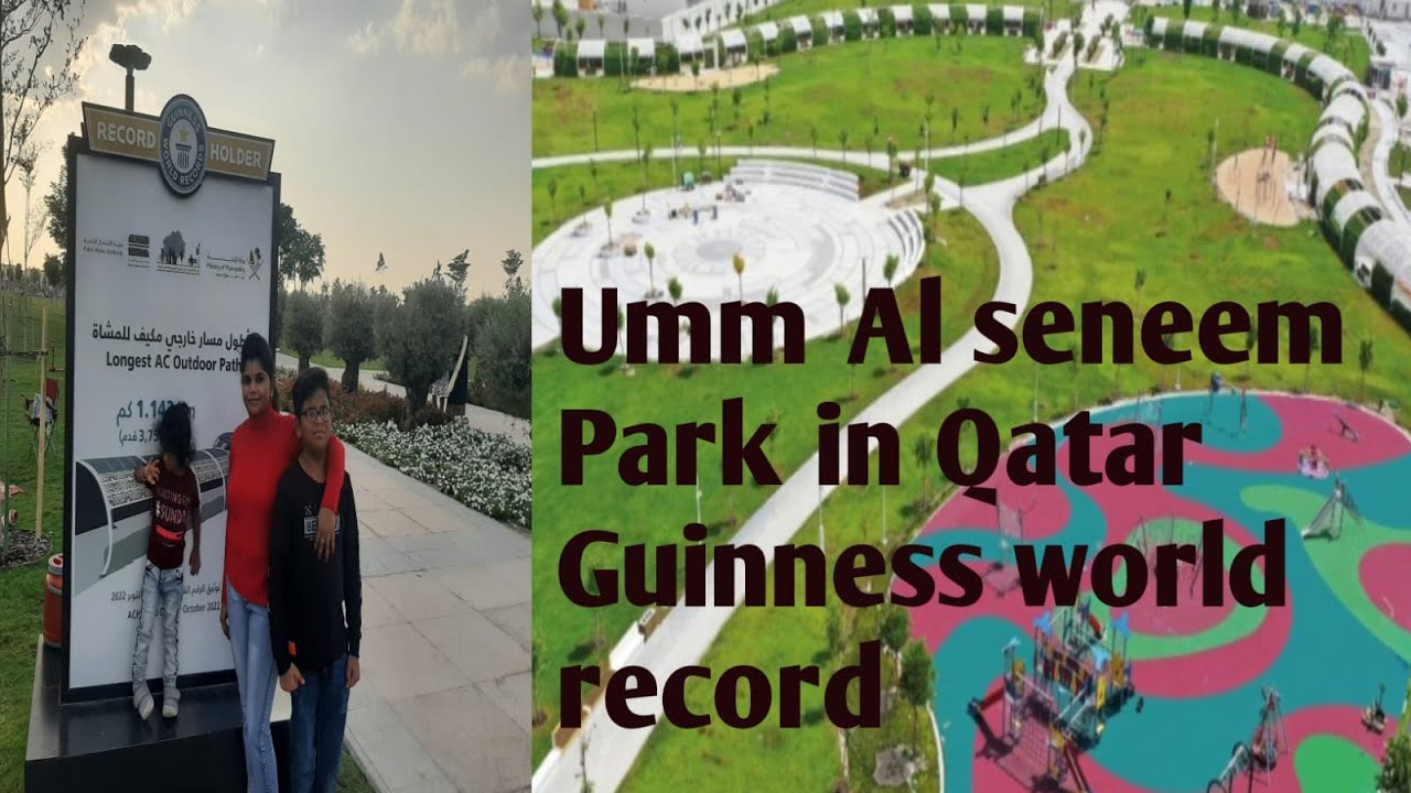 Guinness world record-1.143KM Longest AC outdoor path II Umm Al Seneem ...